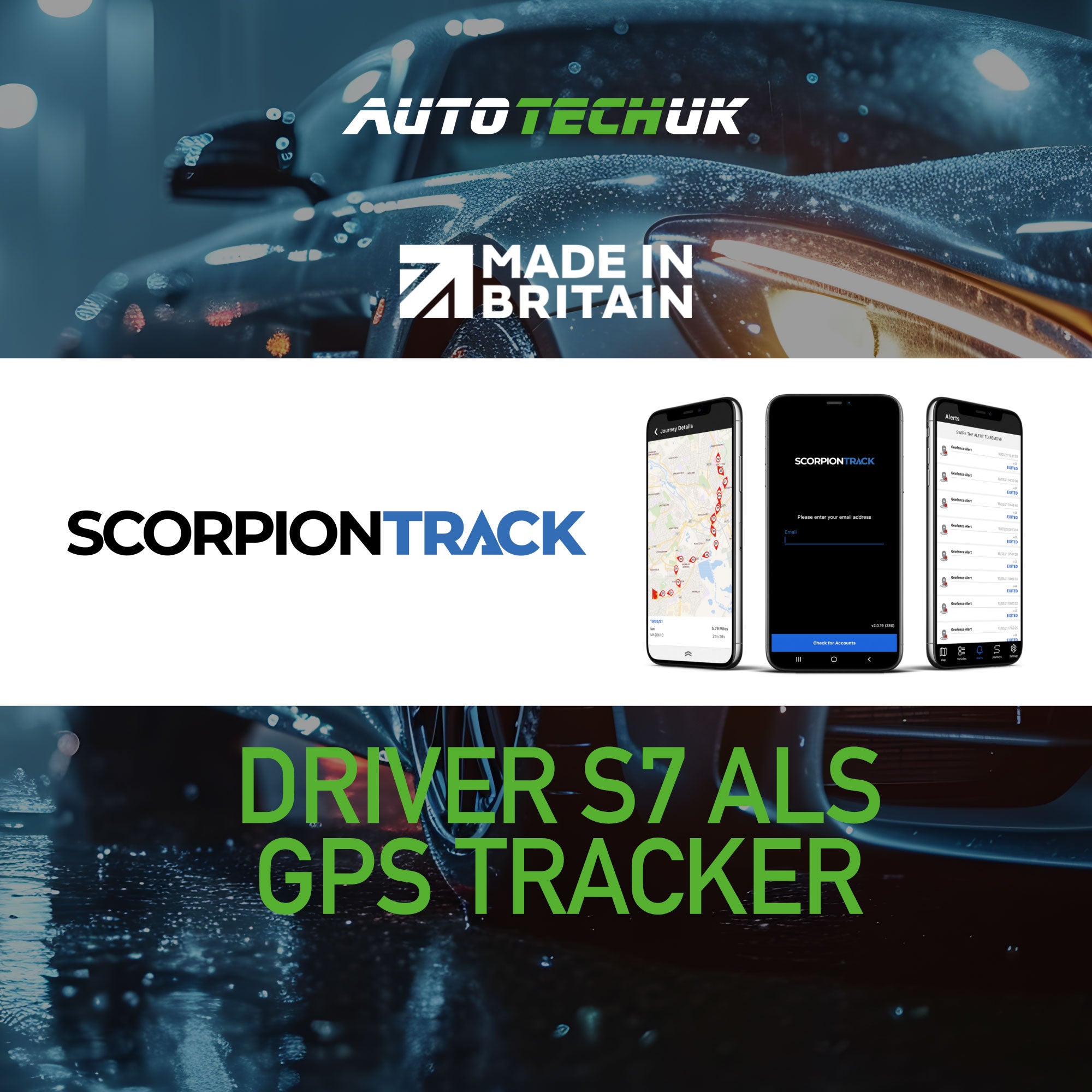 ScorpionTrack DRIVER S7 ALS GPS Tracker – Autotech uk